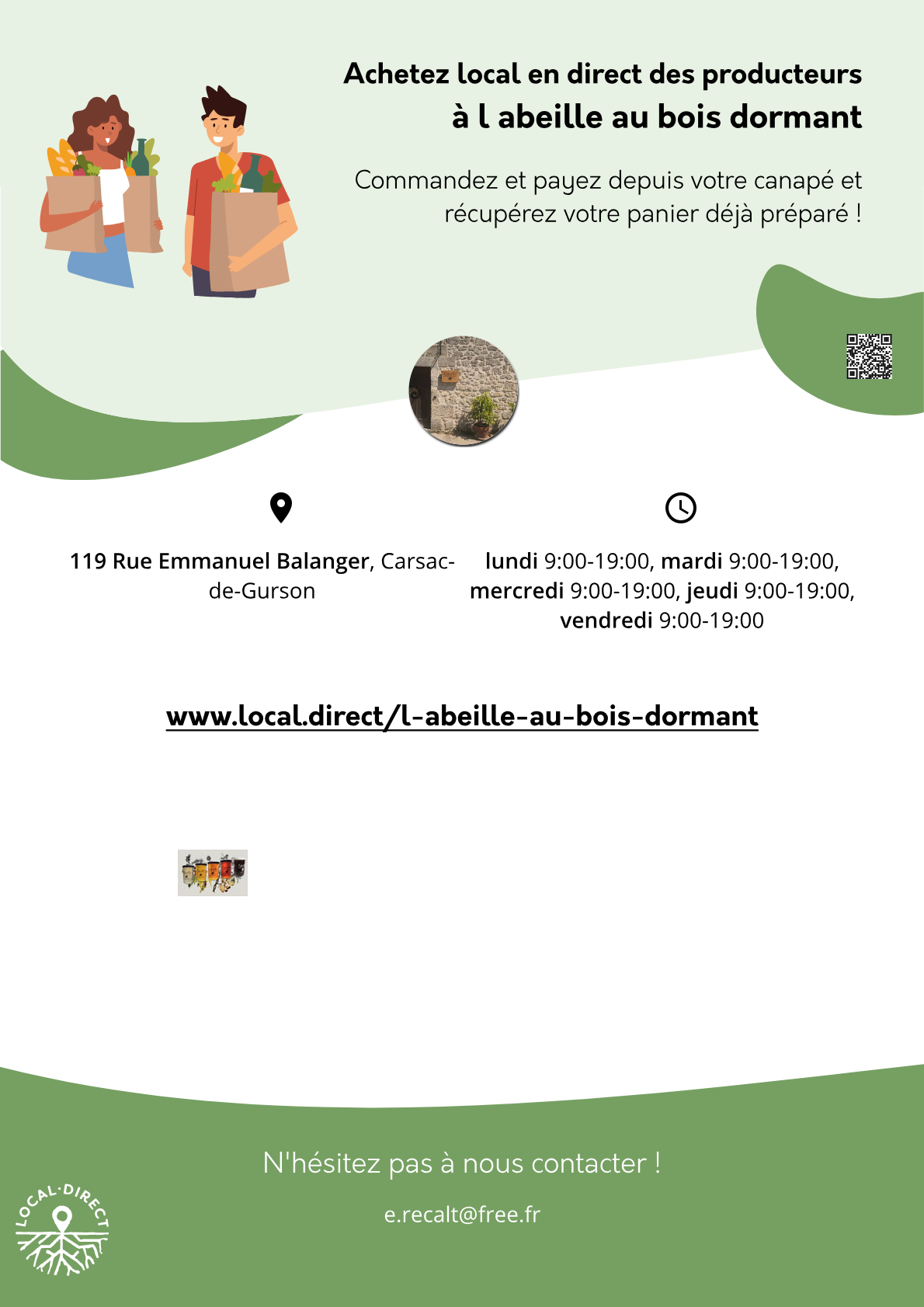 l abeille au bois dormant - produits locaux en vente directe à Carsac ...