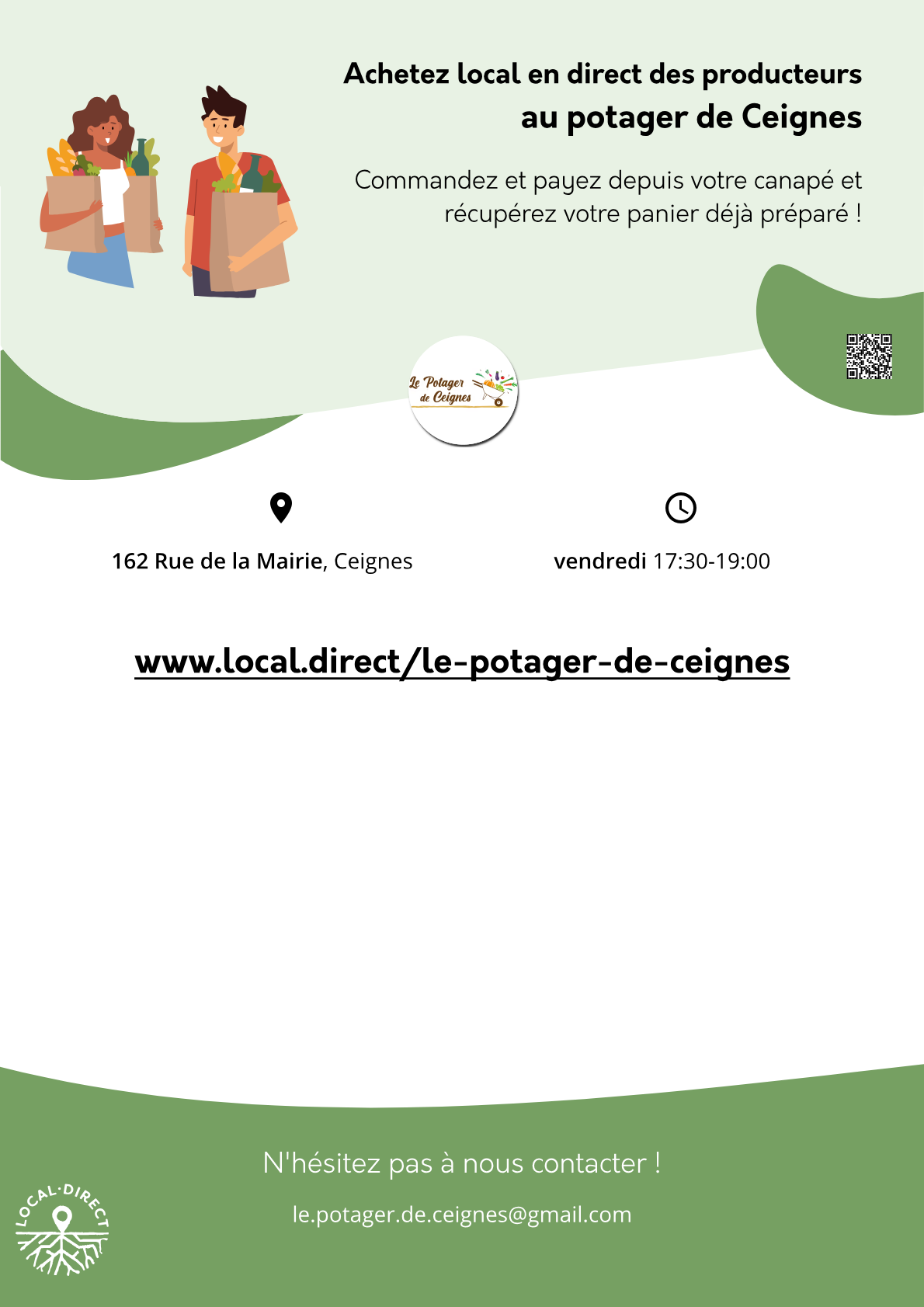 Le potager de Ceignes - produits locaux en vente directe à Ceignes ...
