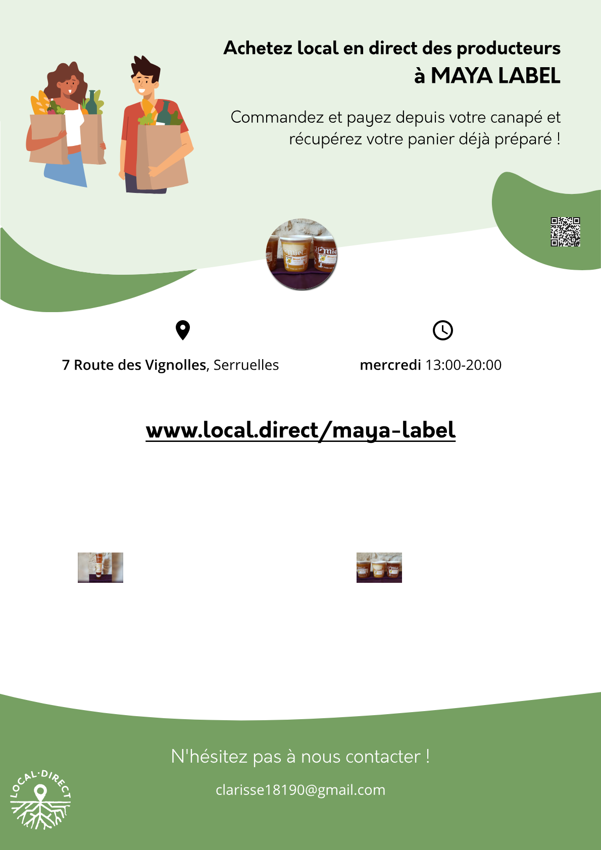 MAYA LABEL - produits locaux en vente directe à Serruelles - local.direct