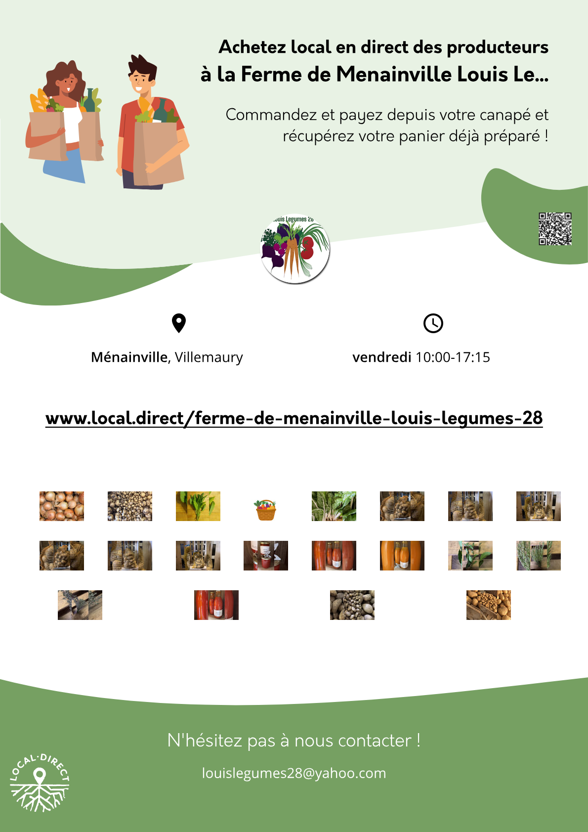Oignon long doux de Florence - Ferme de Menainville Louis Legumes 28 ...